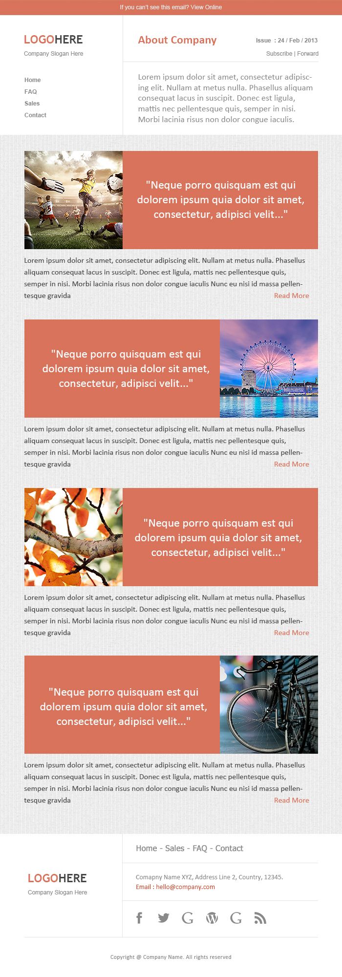 E Newsletter Examples Emmamcintyrephotography