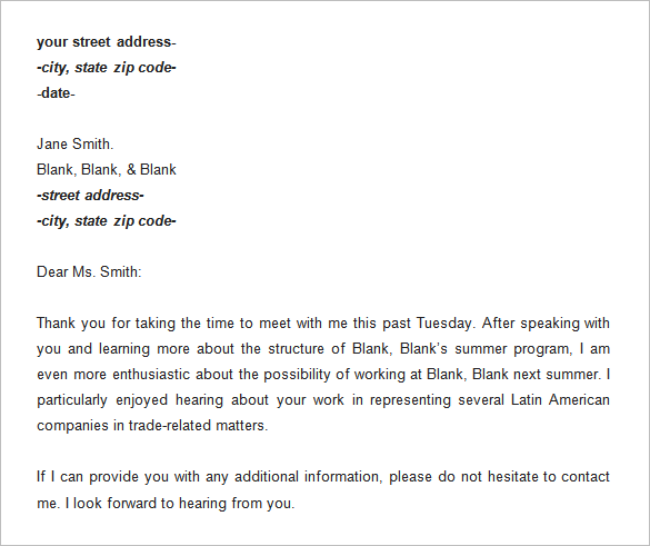 Follow Up Email After Interview Template Emmamcintyrephotography