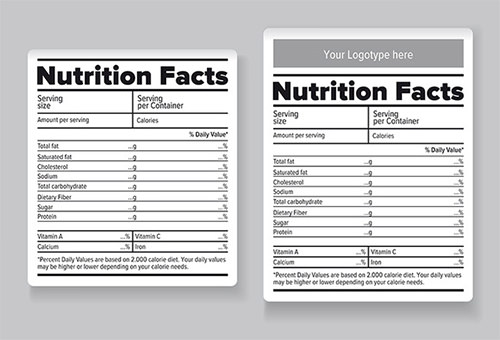 Nutrition Labels Template Emmamcintyrephotography
