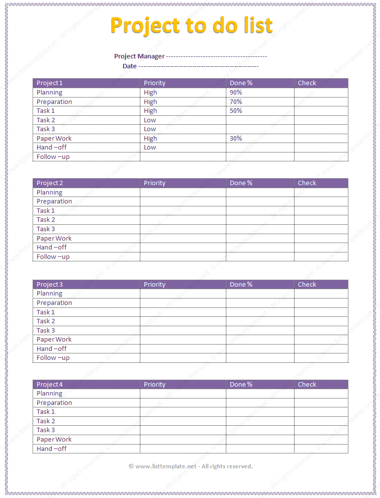 Project List Template Emmamcintyrephotography