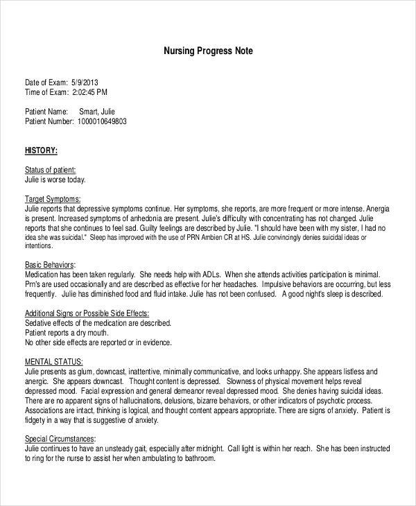 Psychotherapy Progress Note Template Pdf Emmamcintyrephotography