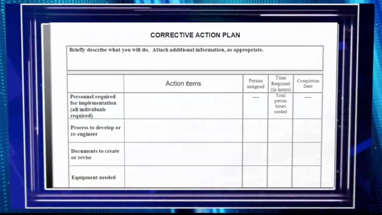 Corrective Action Plan Emmamcintyrephotography