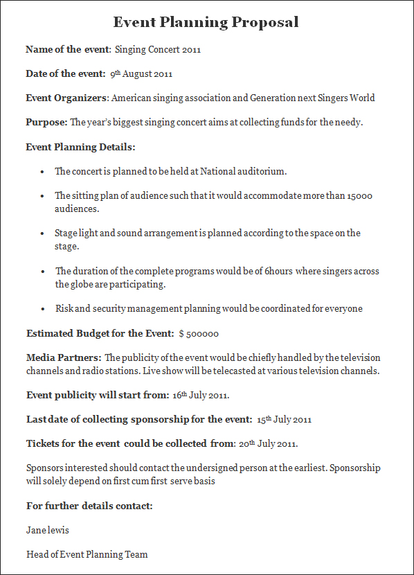 Party Planning Business Plan Template Best Sample Template Design