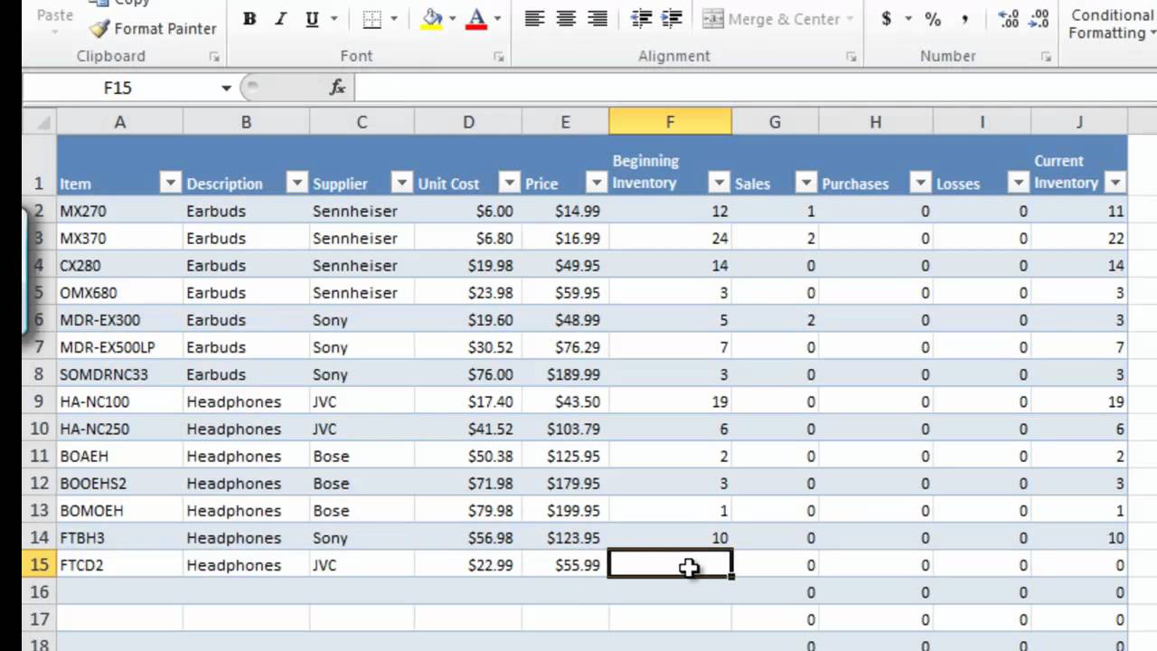 Inventory Management In Excel Free Download Emmamcintyrephotography