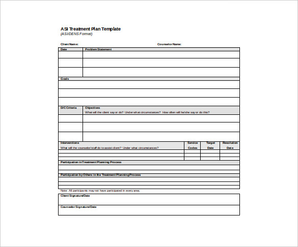 Psychotherapy Treatment Plan Template Emmamcintyrephotography