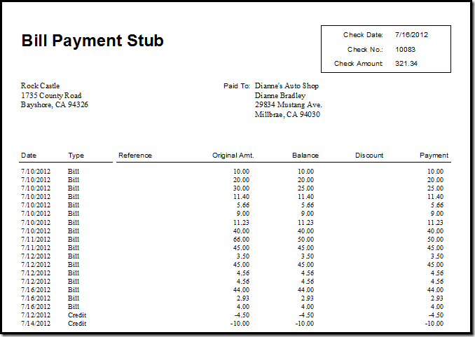 Quickbooks Pay Stub Template Emmamcintyrephotography