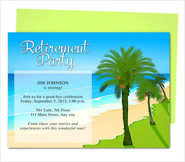 Retirement Flyer Template Emmamcintyrephotography