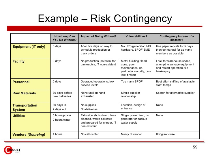 Risk Management Plan Example Emmamcintyrephotography