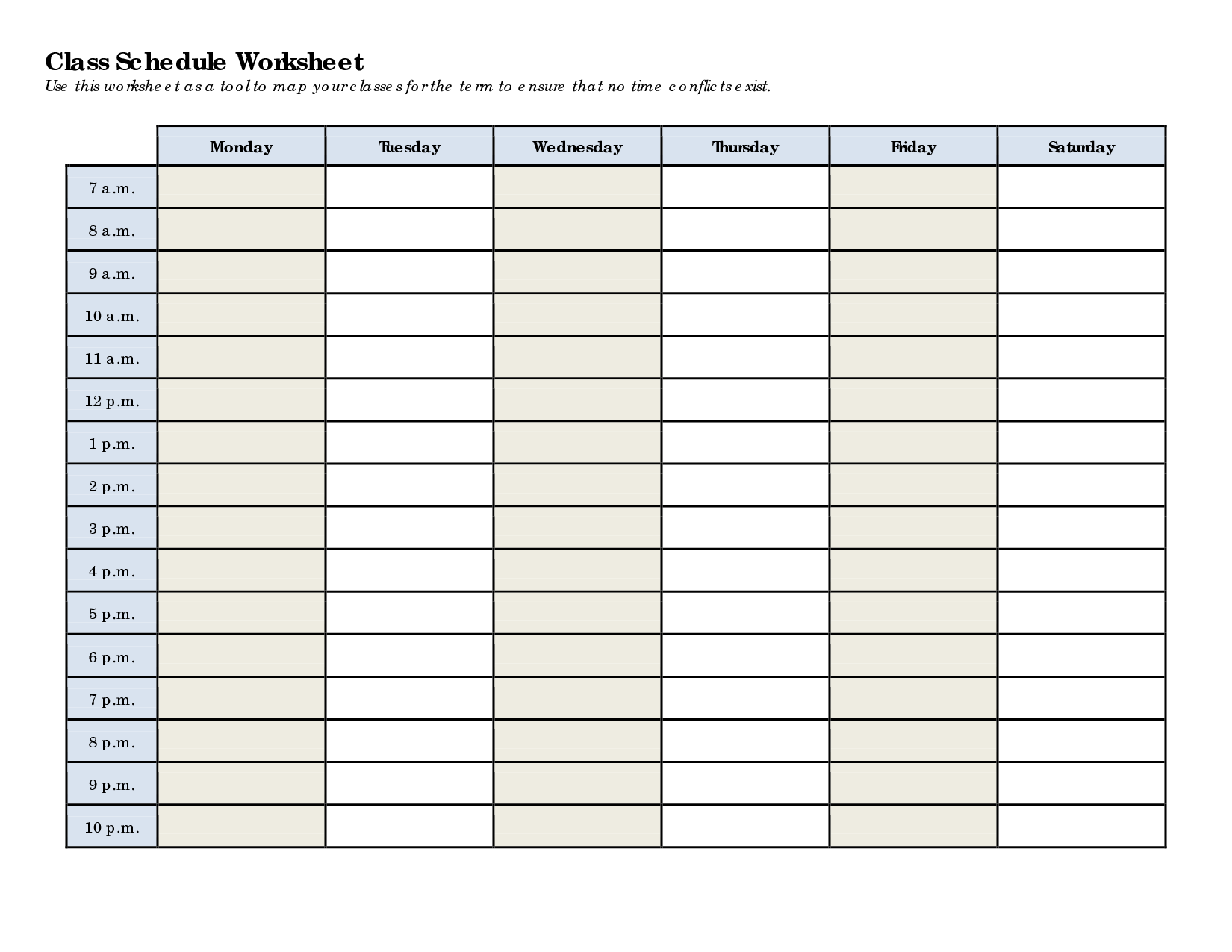 School Scheduling Template Emmamcintyrephotography
