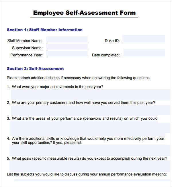 Self Performance Review Goals Examples Emmamcintyrephotography