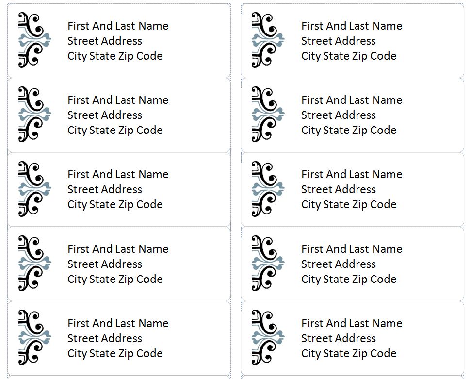 Wedding Address Labels Template Emmamcintyrephotography